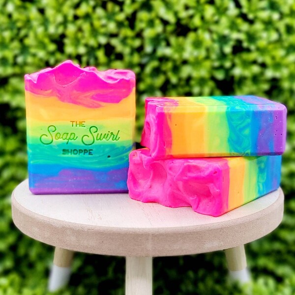 Rainbow Soap - Etsy