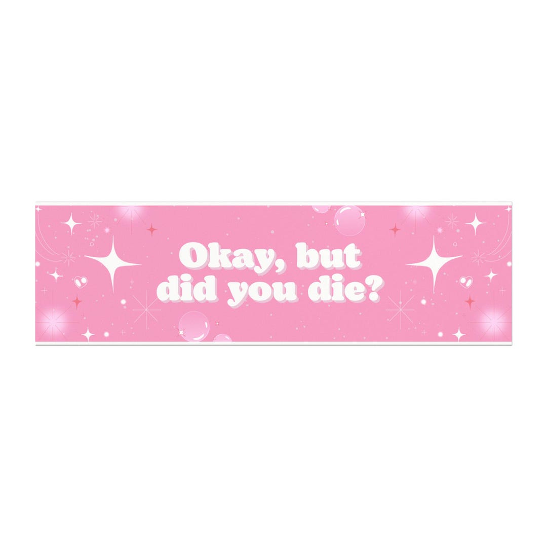 Girly Bumper Sticker - Etsy