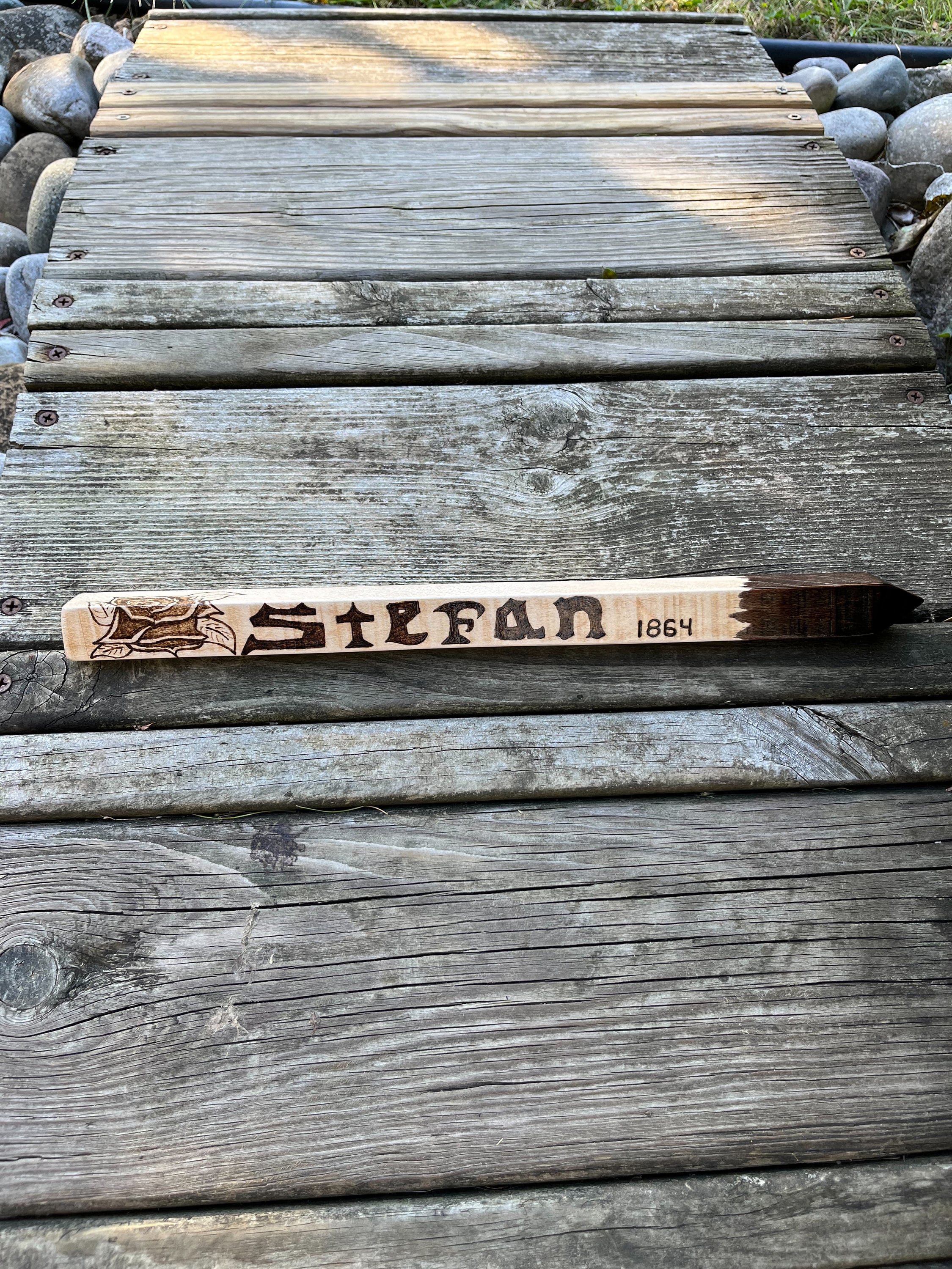 The Vampire Diaries White Oak Stake | Mystic Falls Wickery Bridge ...