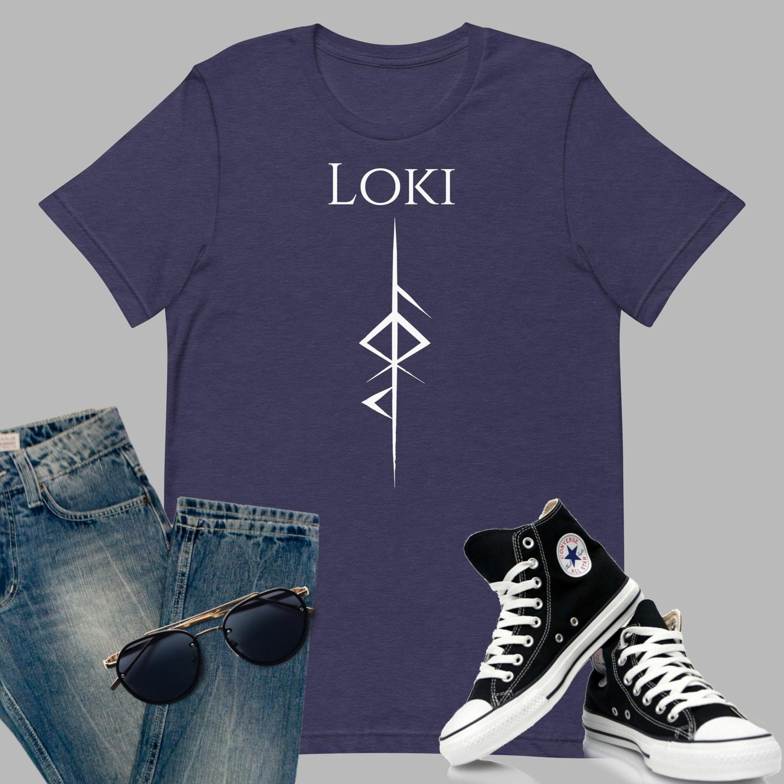Loki God of Mischief T-shirt Loki T-shirt Viking Warrior T-shirt ...