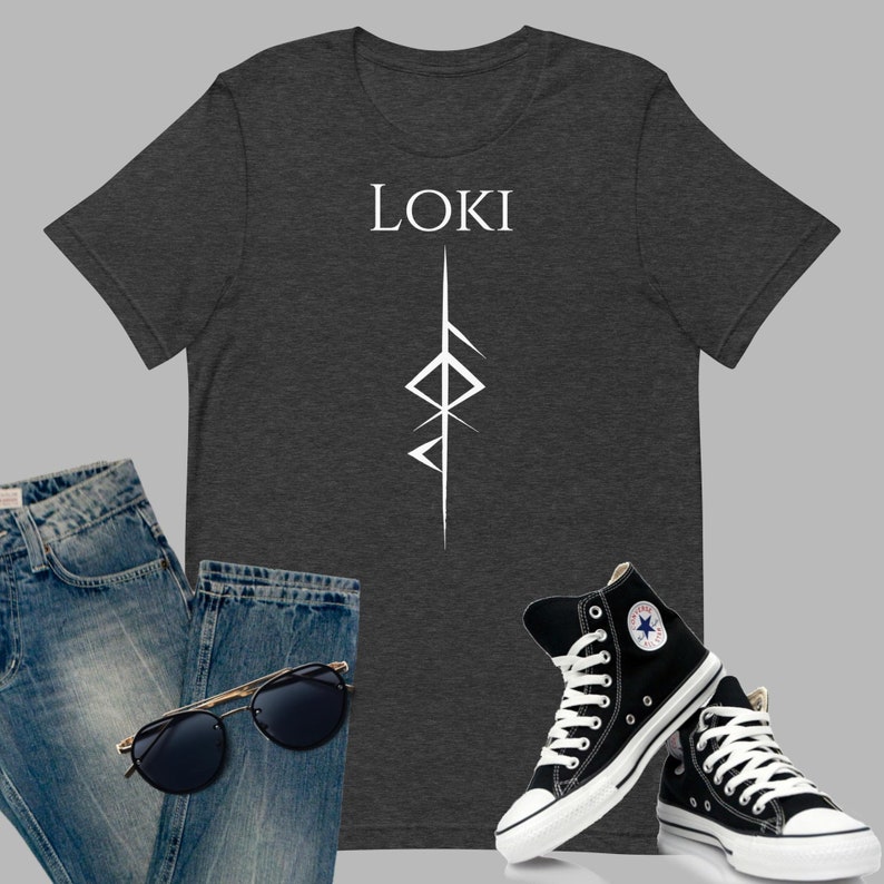 Loki God of Mischief T-shirt Loki T-shirt Viking Warrior T-shirt ...