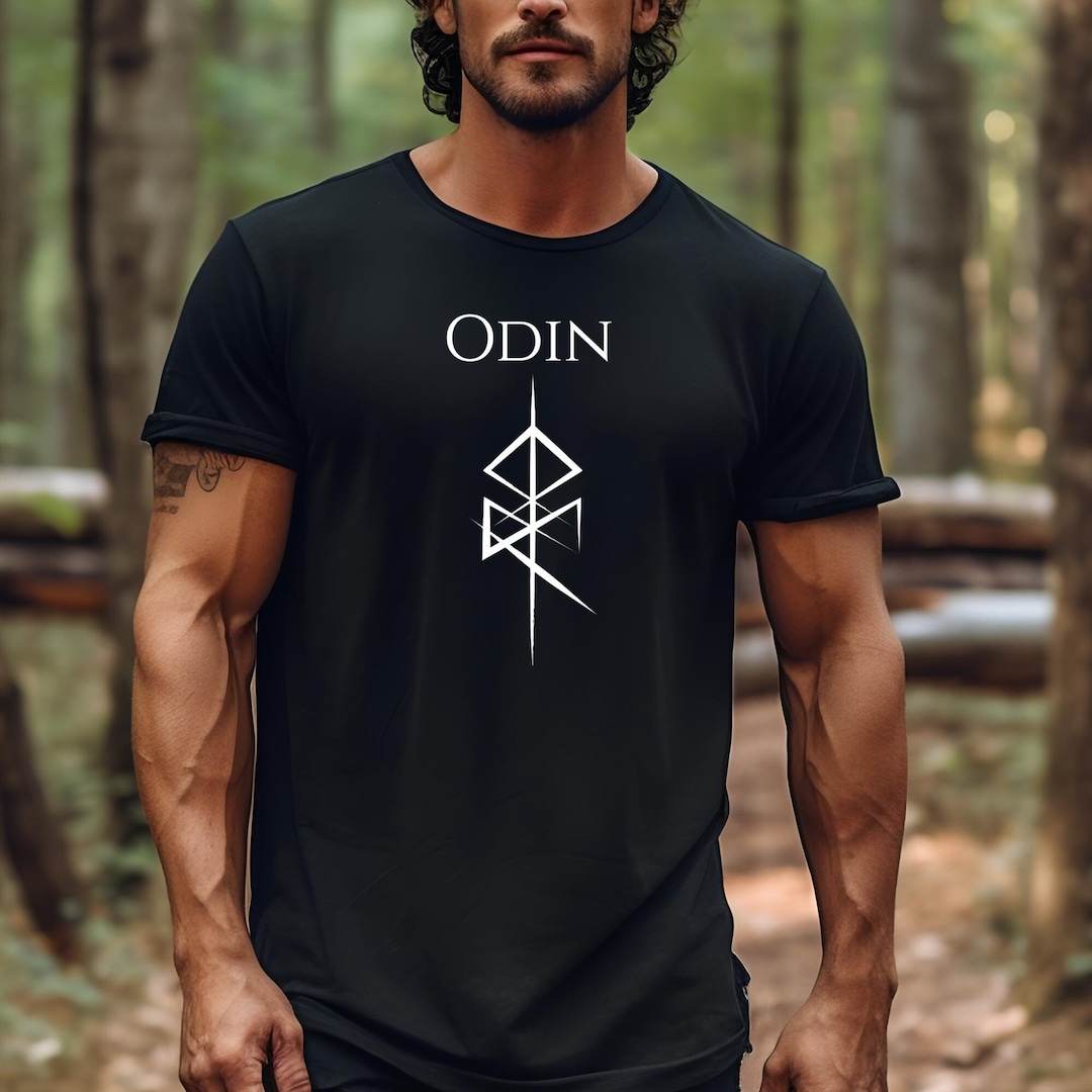 Odin God of War T-shirt Viking Warrior T-shirt Norse Mythology Shirt ...