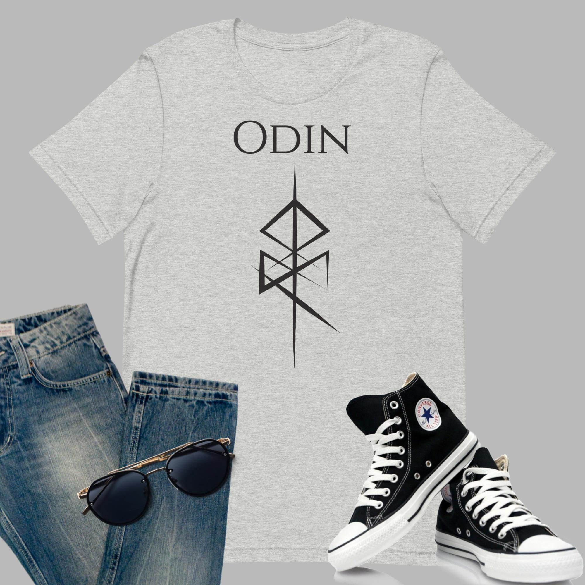 Odin God of War T-shirt | Viking Warrior T-shirt | Norse Mythology ...