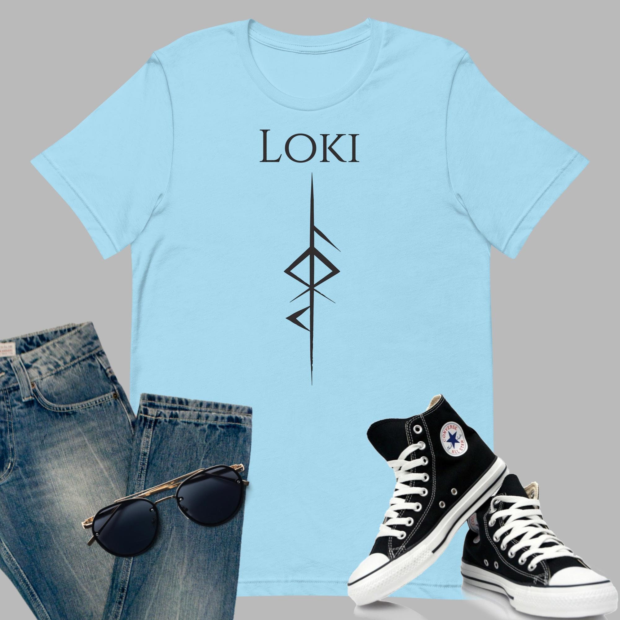 Loki God of Mischief T-shirt Loki T-shirt Viking Warrior T-shirt ...