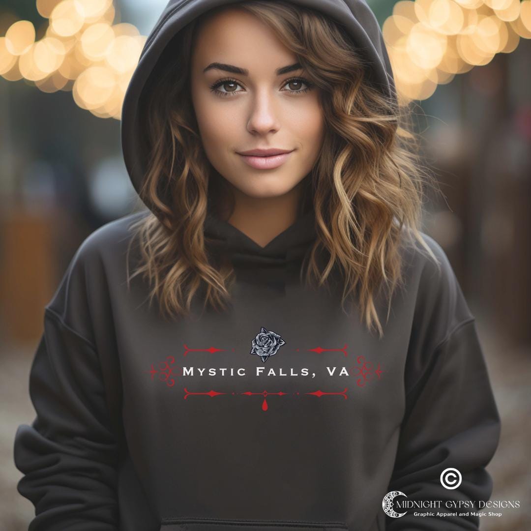 The Vampire Diaries Mystic Falls Hoodie, Look Like A Salvatore Shirt ...