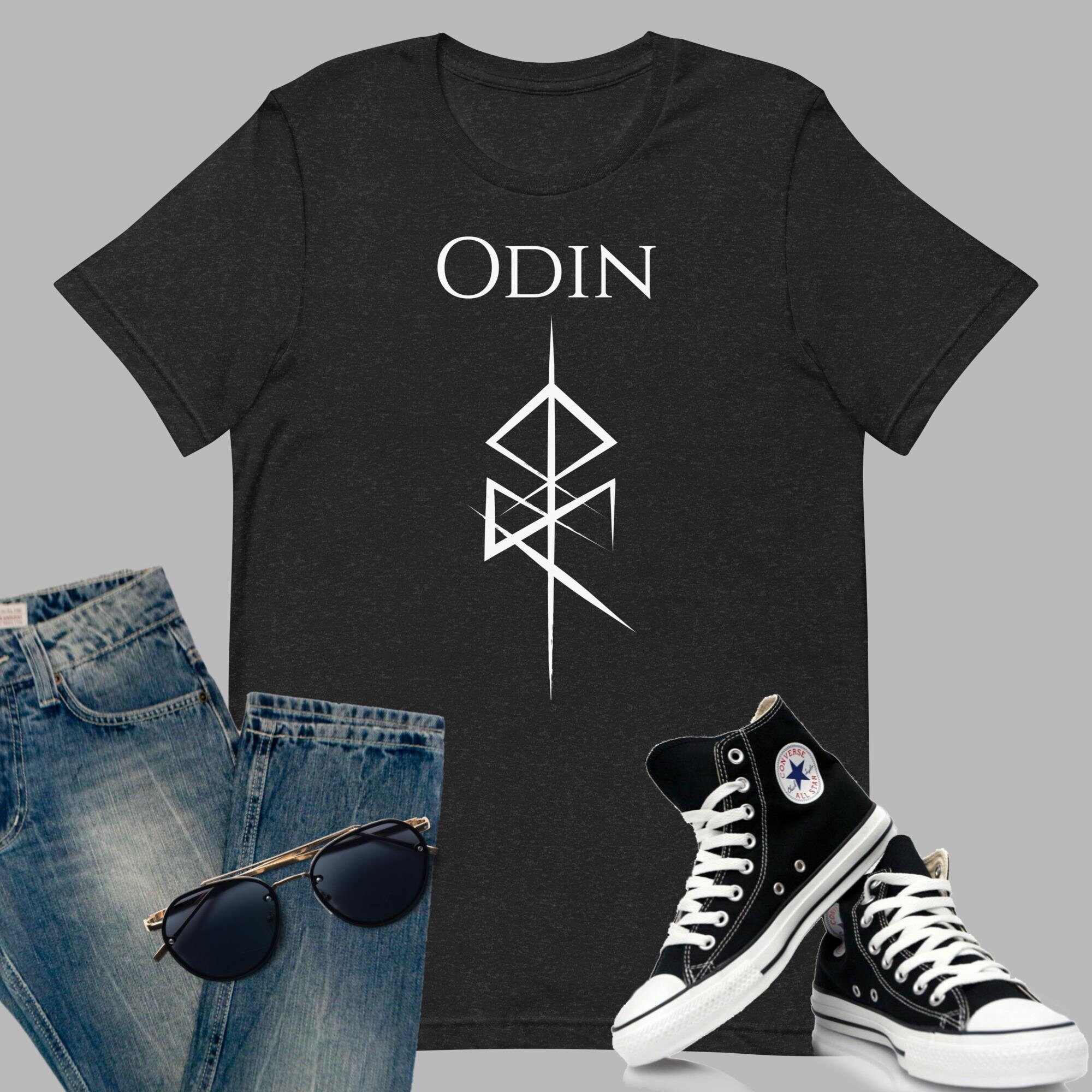 Odin God of War T-shirt | Viking Warrior T-shirt | Norse Mythology ...