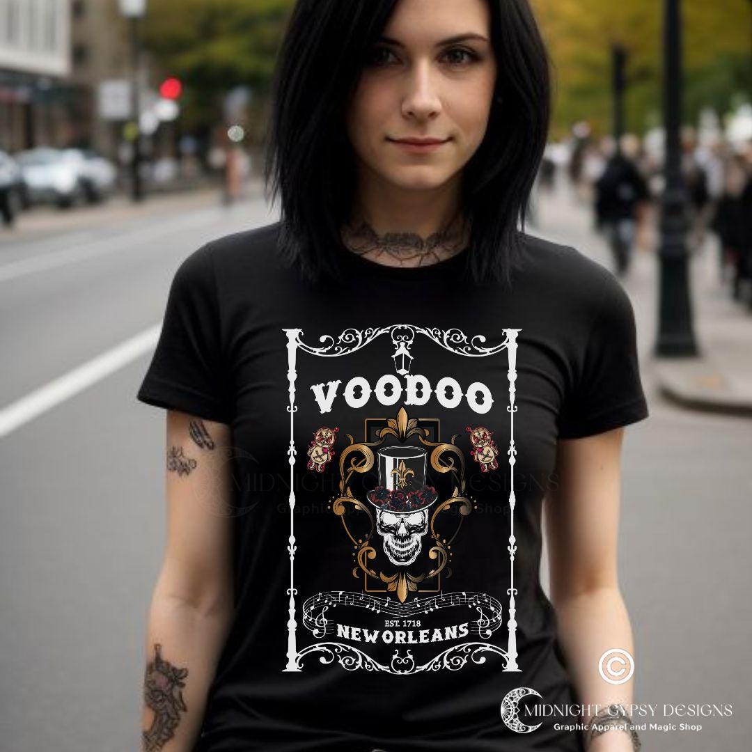 Voodoo Bourbon Street Shirt, Voodoo Doll Shirt, NOLA Voodoo Shirt ...