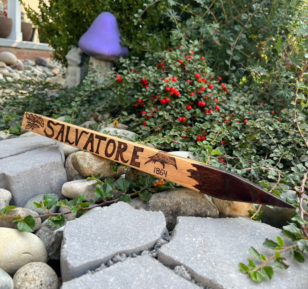 The Vampire Diaries Salvatore Brothers White Oak Stake Mystic - Etsy