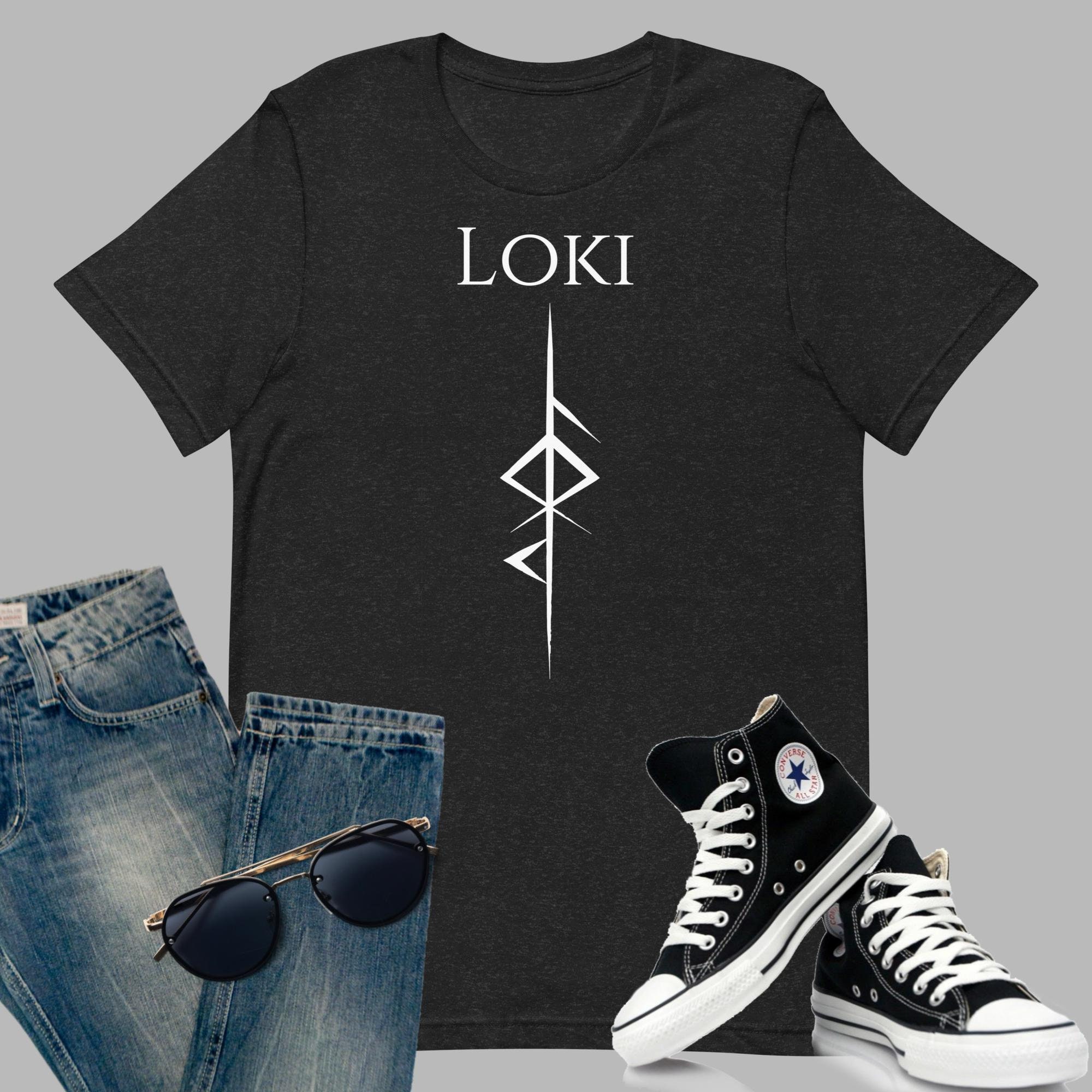 Loki God of Mischief T-shirt Loki T-shirt Viking Warrior T-shirt ...