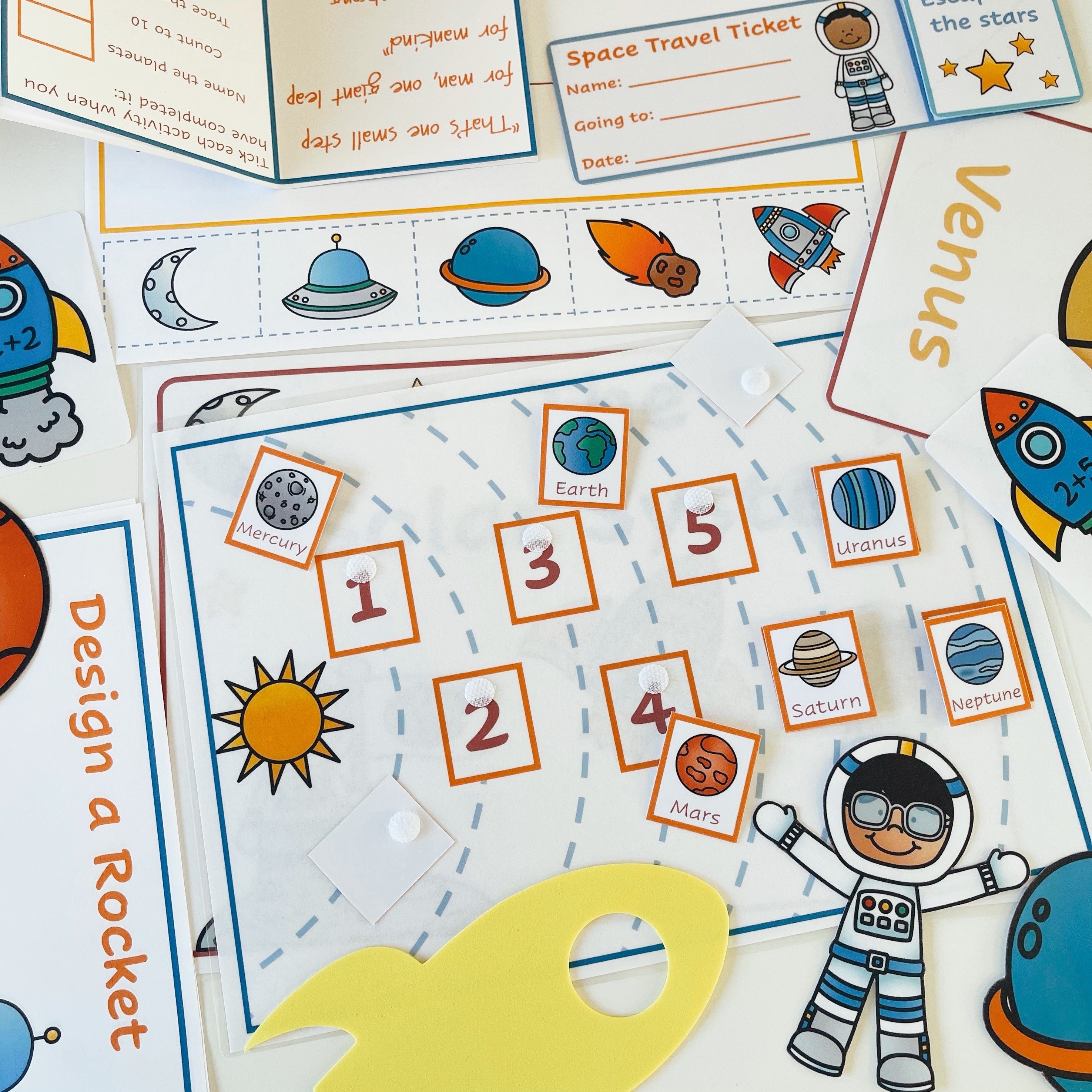 Space Theme Reception Preschool Teaching Resources | Etsy