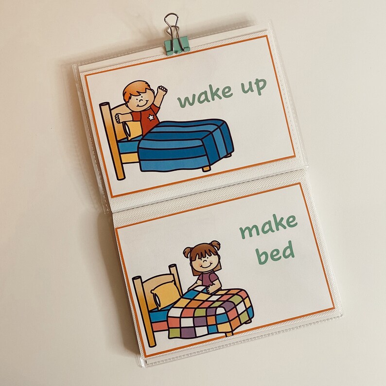 Routine Books Visual Timetable Starting School Toddler, Pre School ...