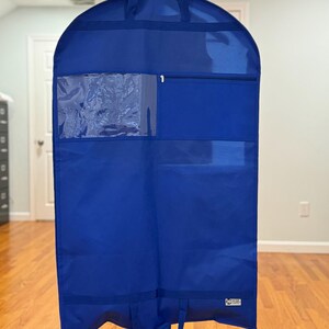 Royal Blue Costume Garment Bag With Pockets for Dancers for Recitals ...