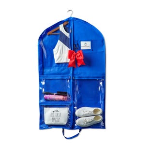 Royal Blue Costume Garment Bag With Pockets for Dancers for Recitals ...