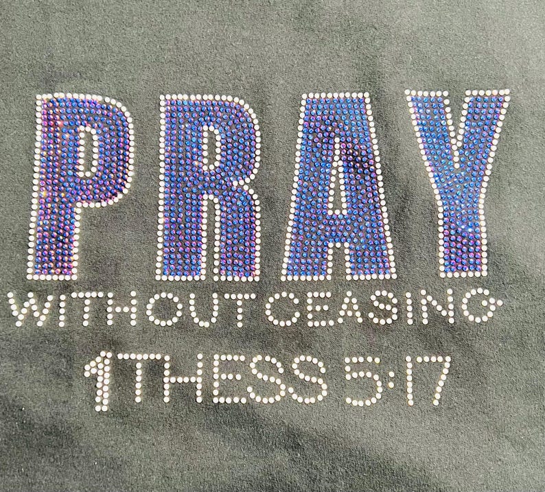 PRAY Without Ceasing Template Design Svg Ss10 - Etsy