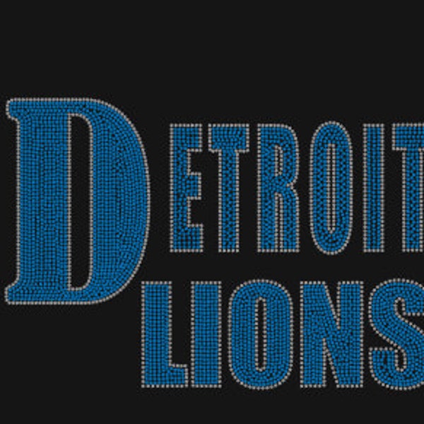 Detroit Lions Bling - Etsy