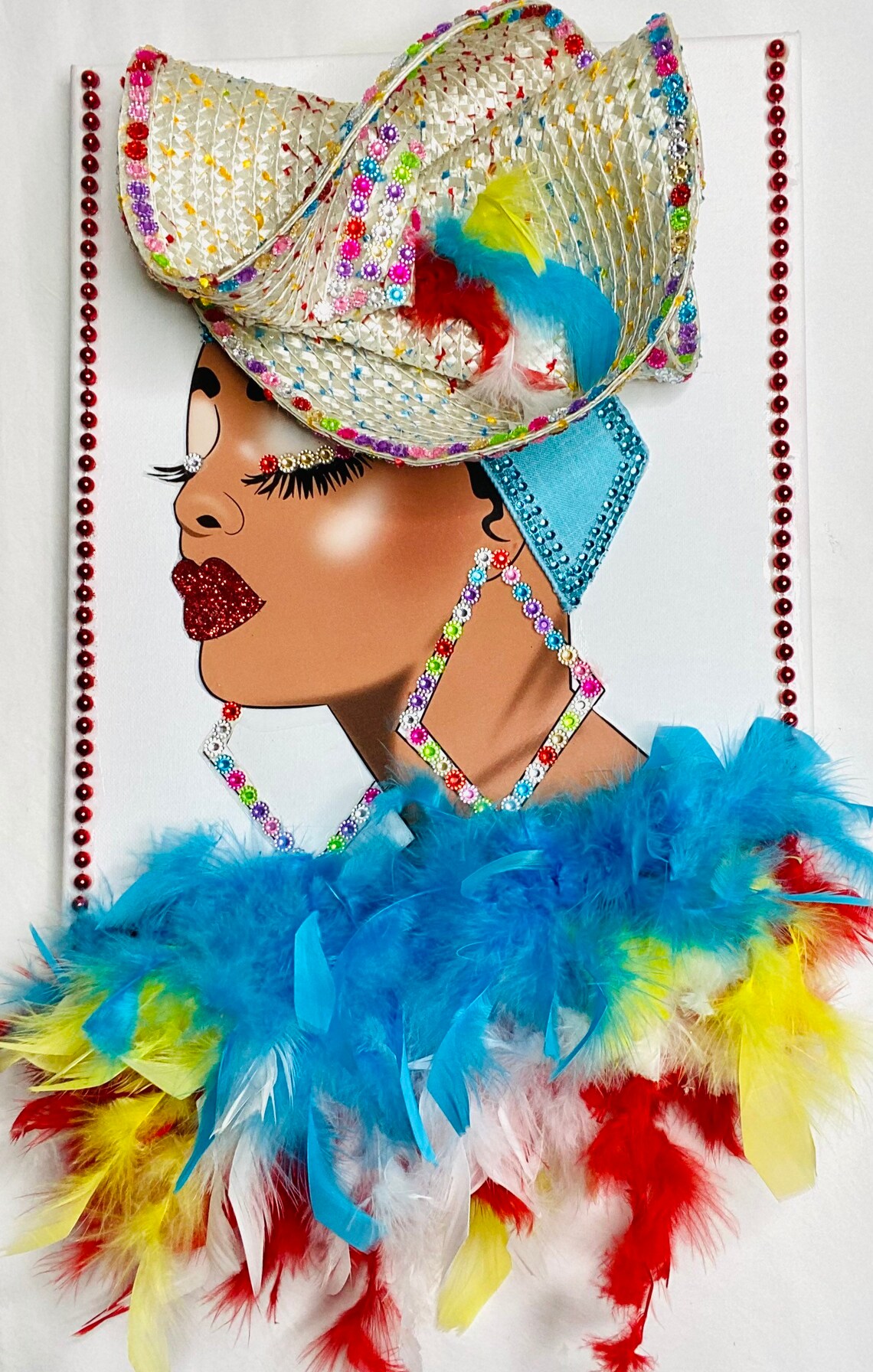 Diva canvas decor African decor Black history decor Diva | Etsy