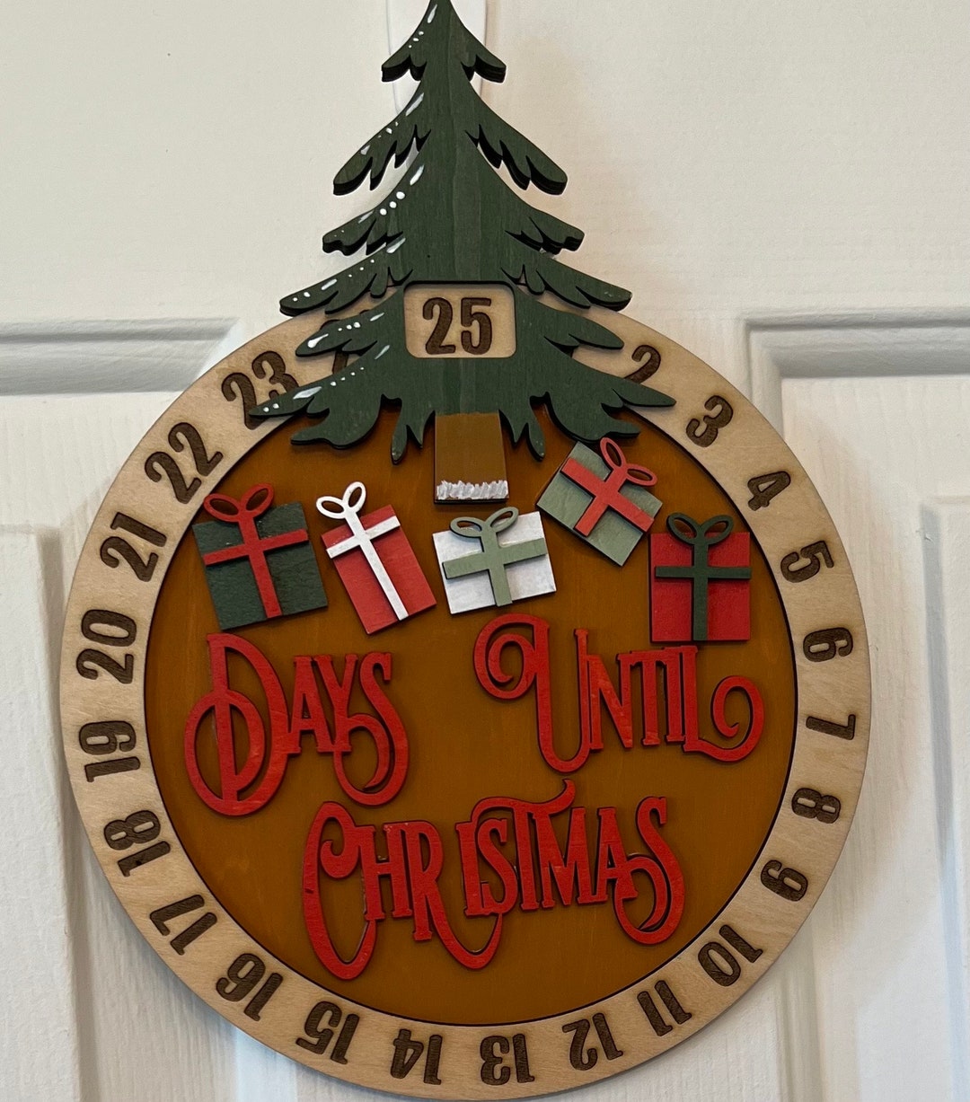 Christmas Tree Countdown - Etsy