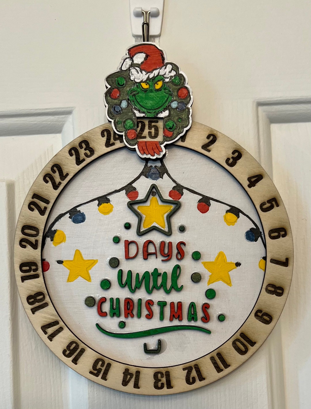 Grinch Countdown Clock - Etsy