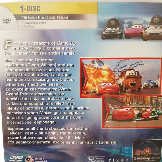 Cars 1 Dvd Cover