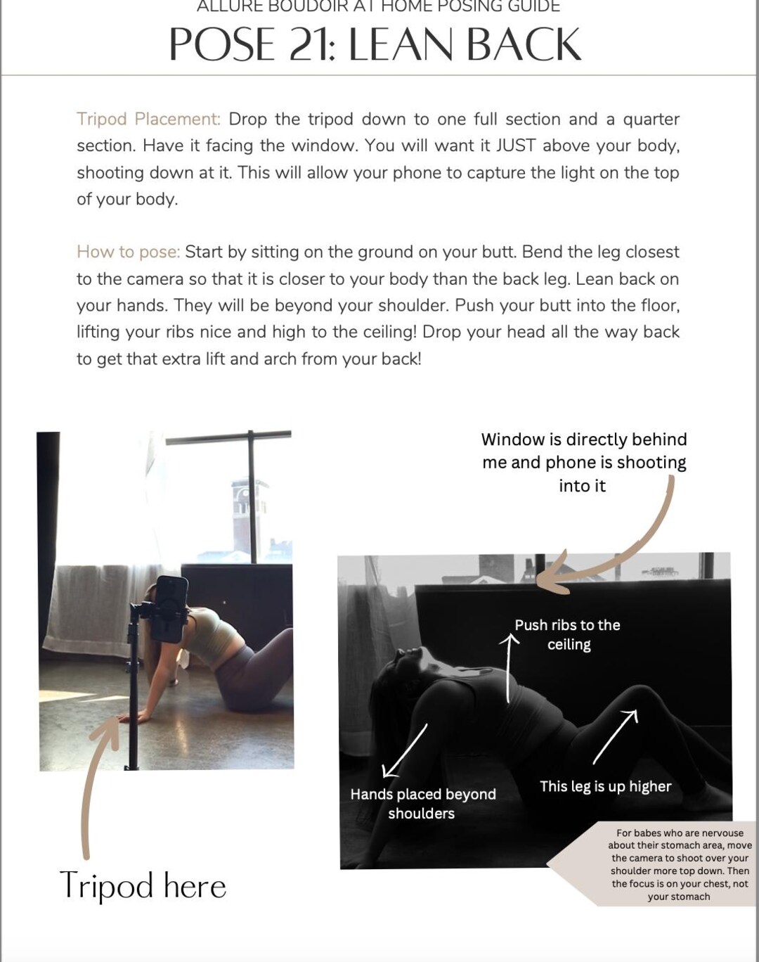 Solo At-home Posing Guide | 22+ Poses With Tripod Placement, Lighting ...