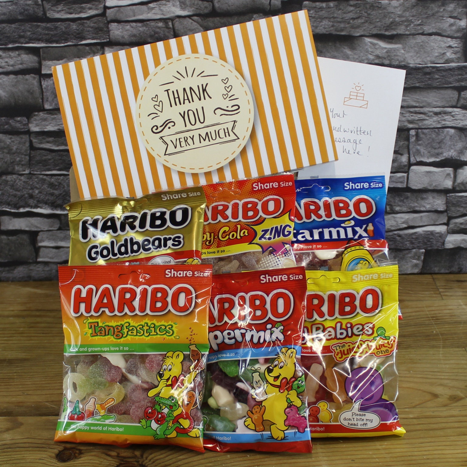 Thank You Large Haribo Assortment Sweet Hamper Gift - Etsy