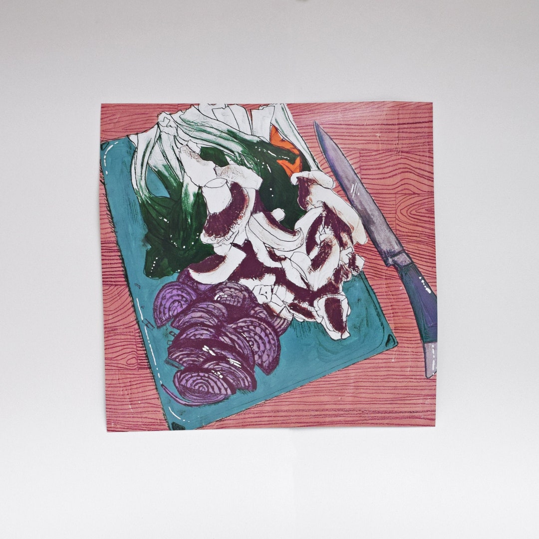 Chopping Board Poster - Etsy UK