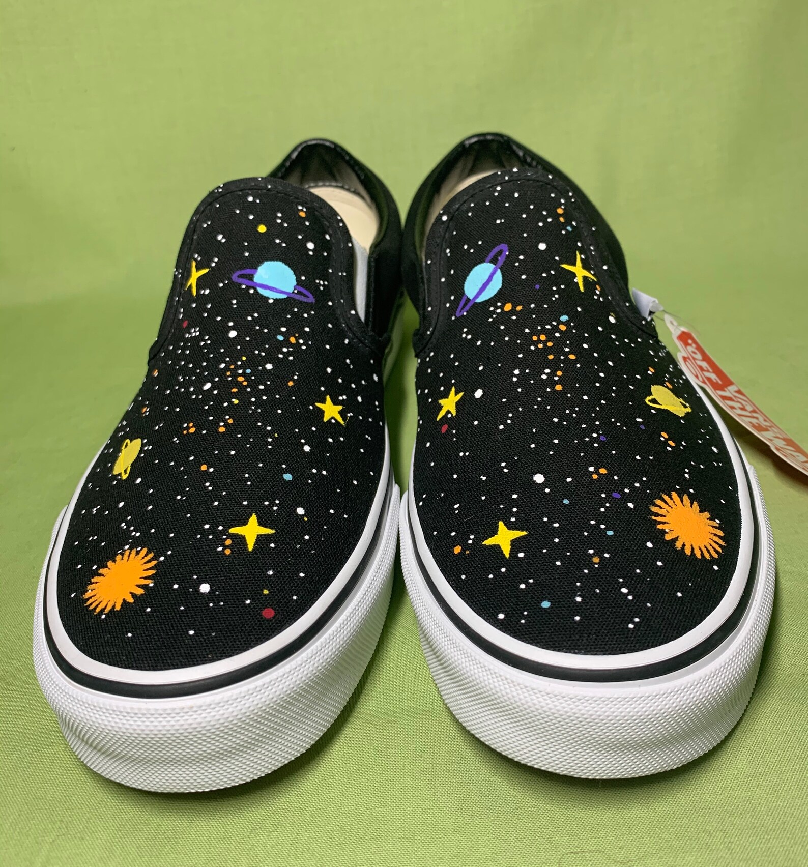 Outer Space Vans Planet Vans Custom Planet Vans - Etsy