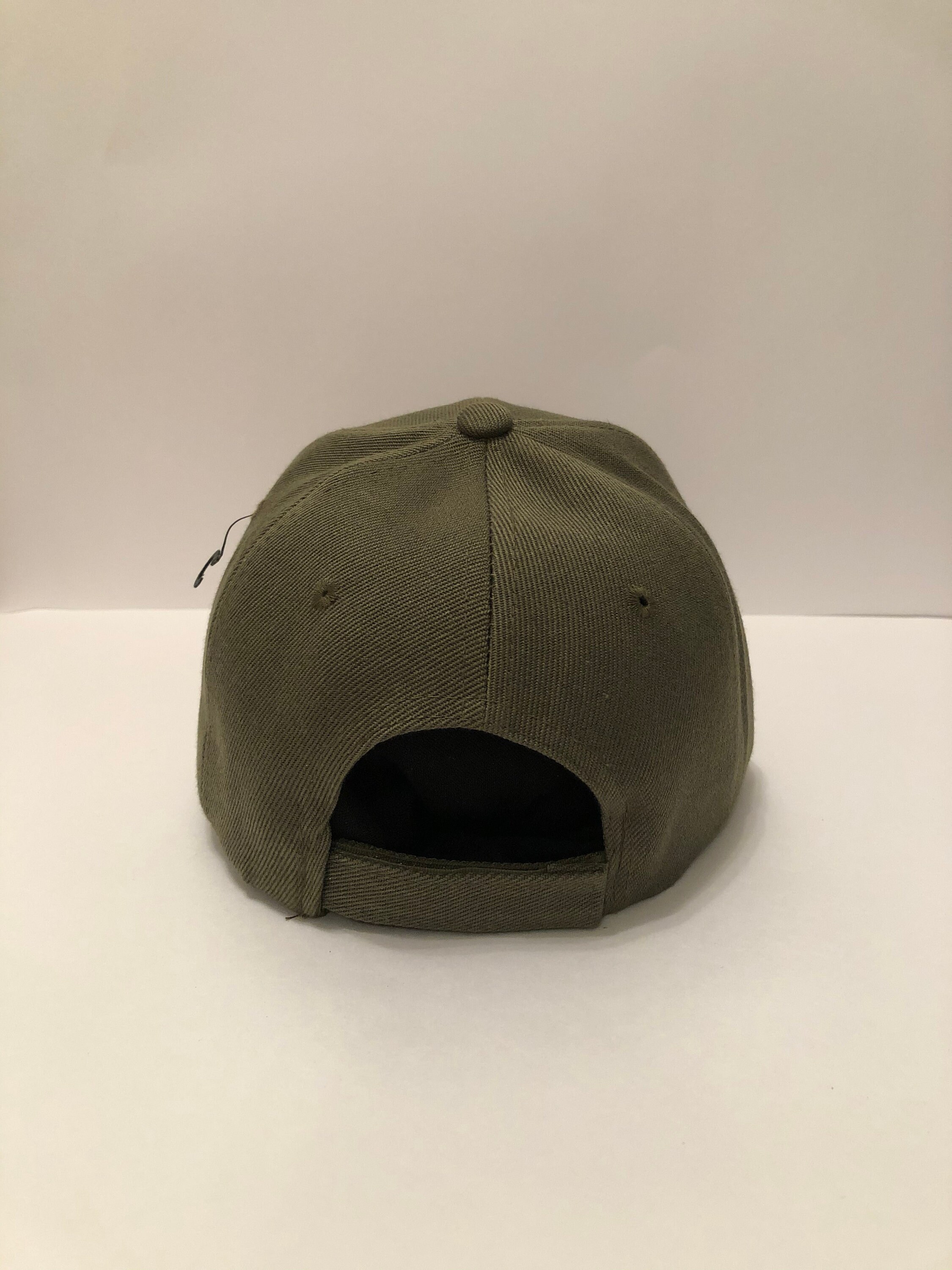Army Green Bling Baseball Cap With Black Rhinestone Embellishments and ...