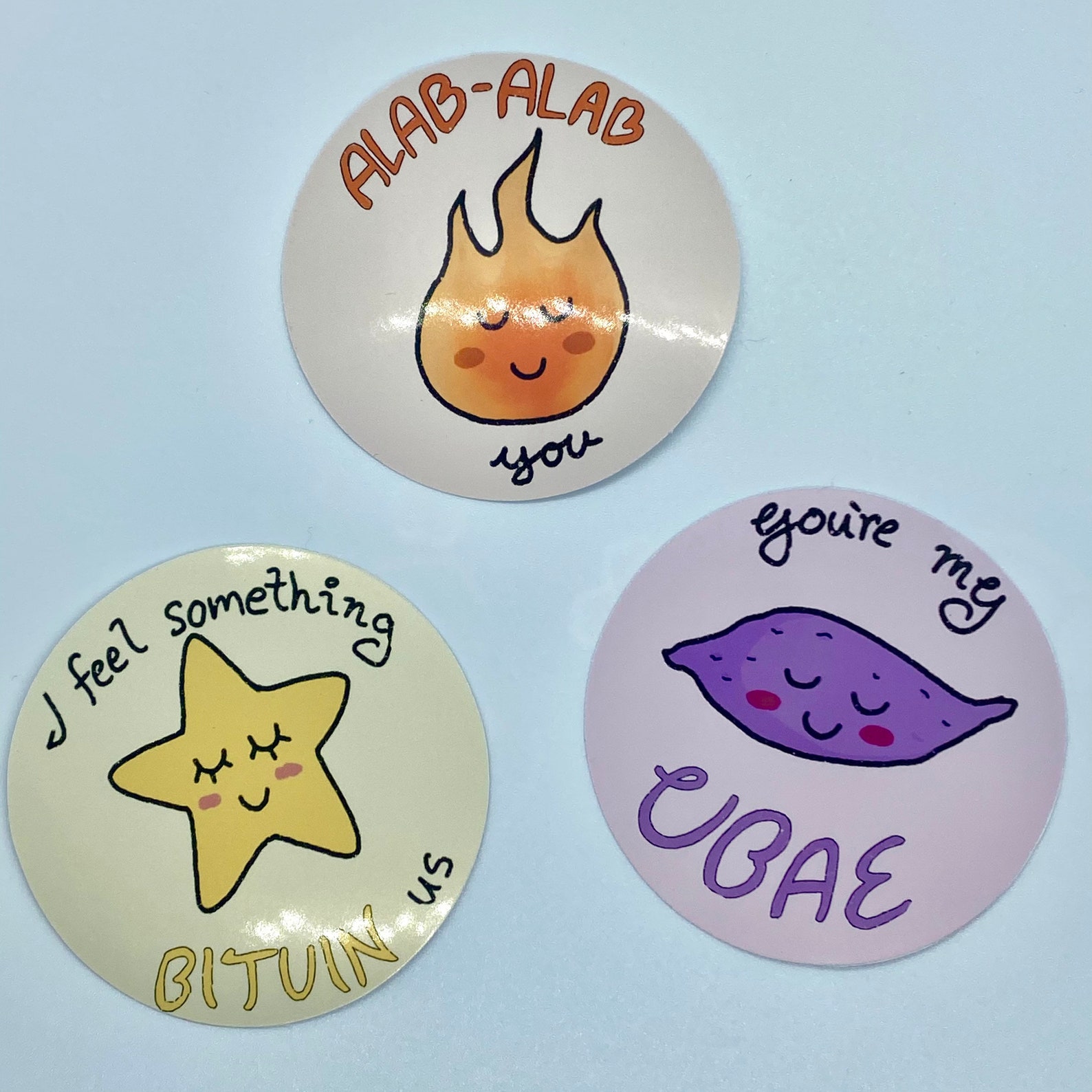 Filipino Pun Stickers Glossy Waterproof Vinyl Tagalog Puns Stickers ...