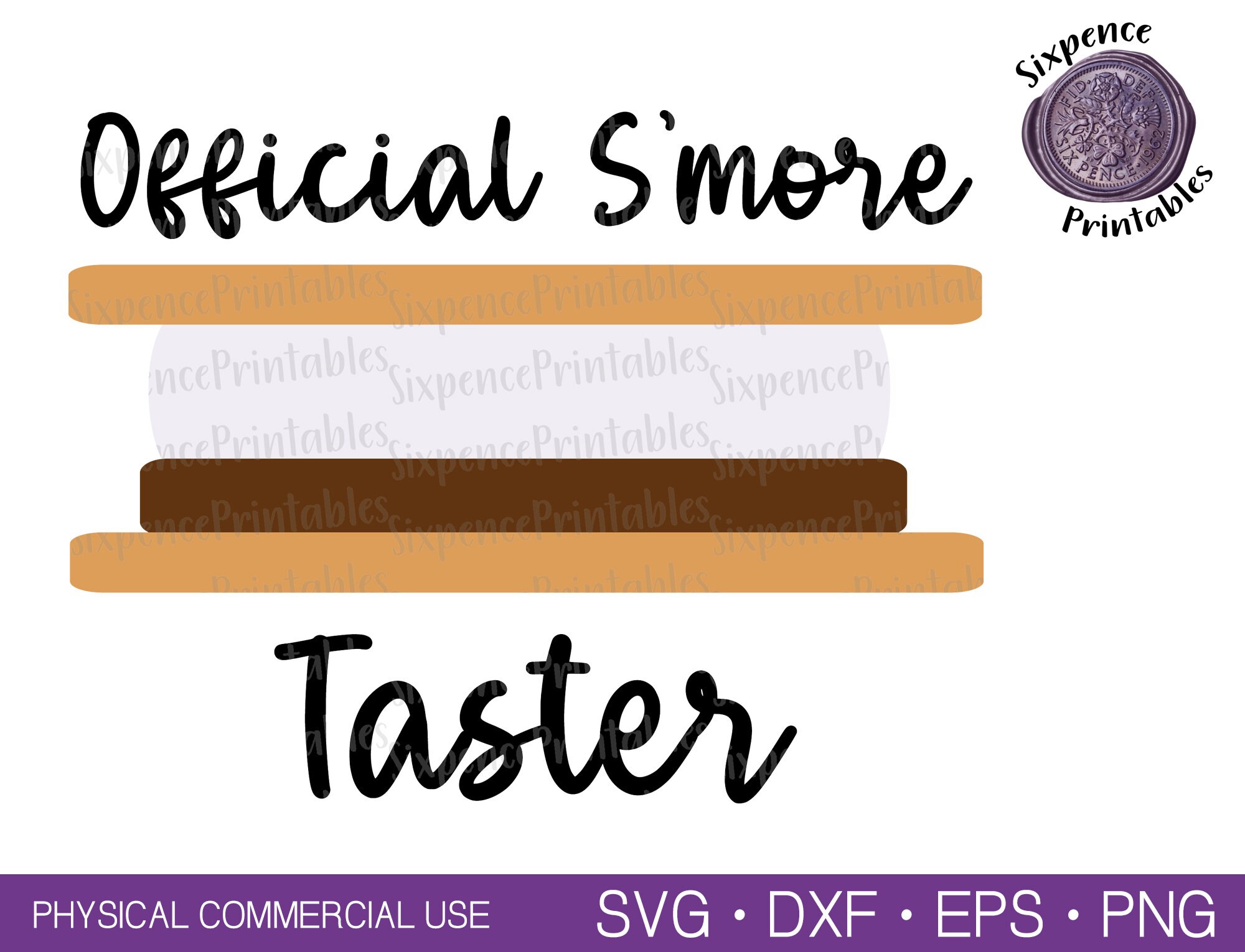 OFFICIAL SMORE TASTER Svg Camping Clipart Happy Camper Svg - Etsy