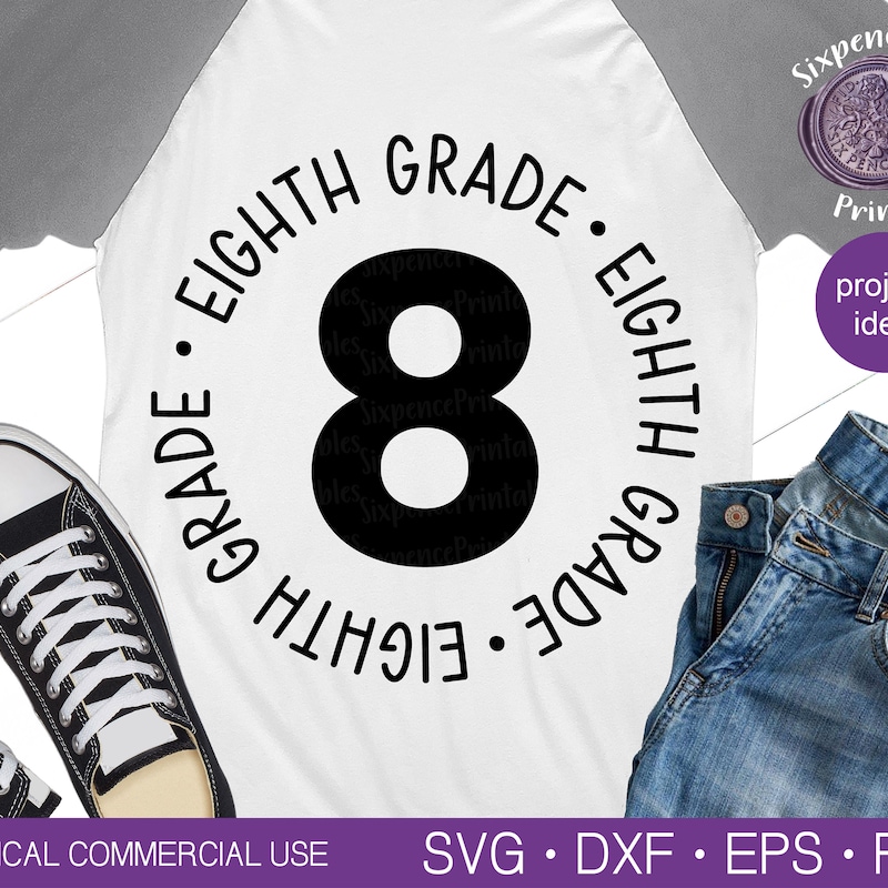 8th Grade Shirt - Etsy