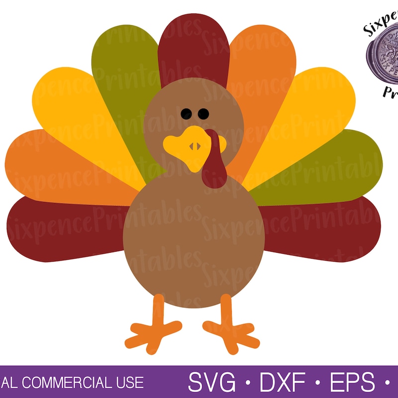 Turkey Feather Clipart - Etsy