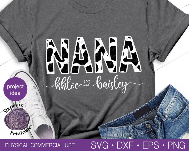 NANA PNG COW Print Svg Nana Svg Cow Print Png Nana Cow Png Grandkids ...