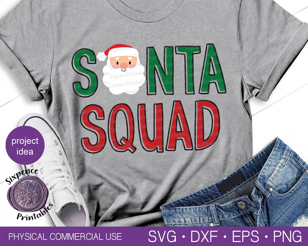 SANTA SQUAD SVG Christmas Squad Svg My 1st Christmas Svg Christmas Baby ...