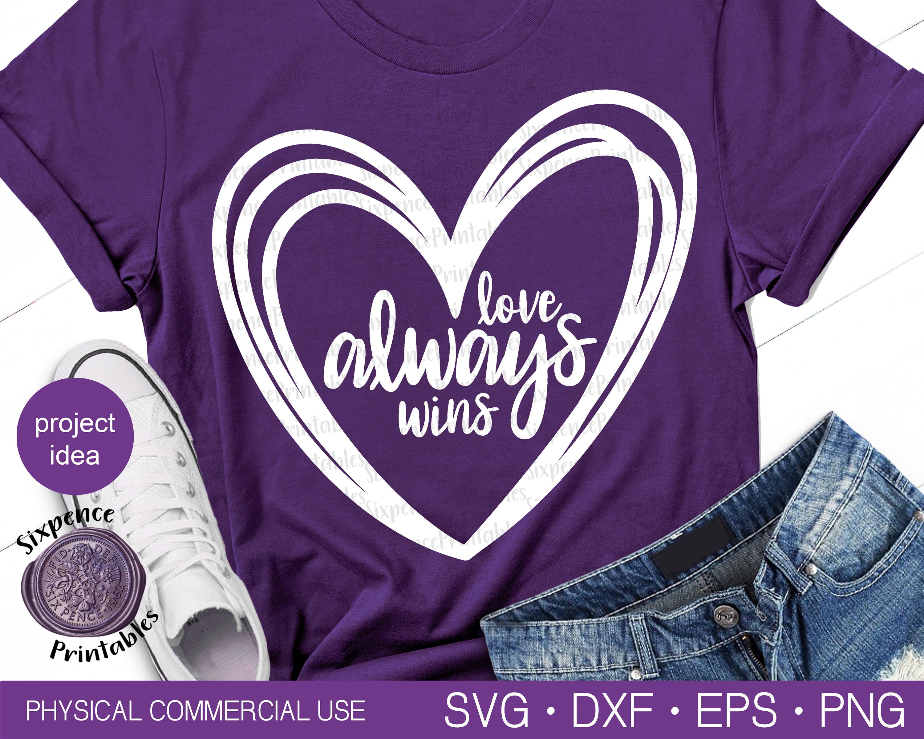 LOVE ALWAYS WINS Svg Love Wins Svg Heart Frame Svg Love Svg | Etsy