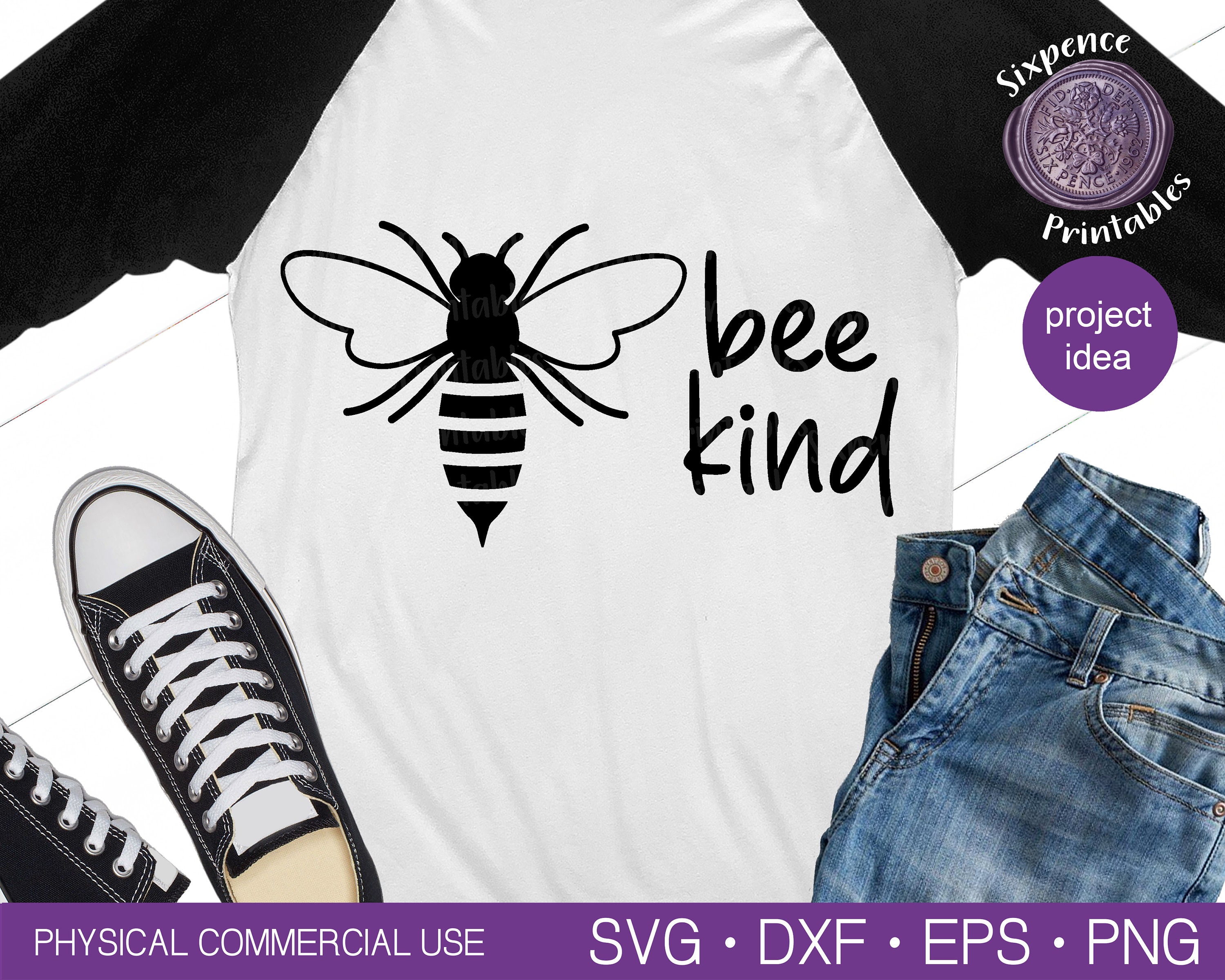 BEE KIND SVG Bee Svg Be Kind Svg Bee Shirt Bee Decor Kindness - Etsy