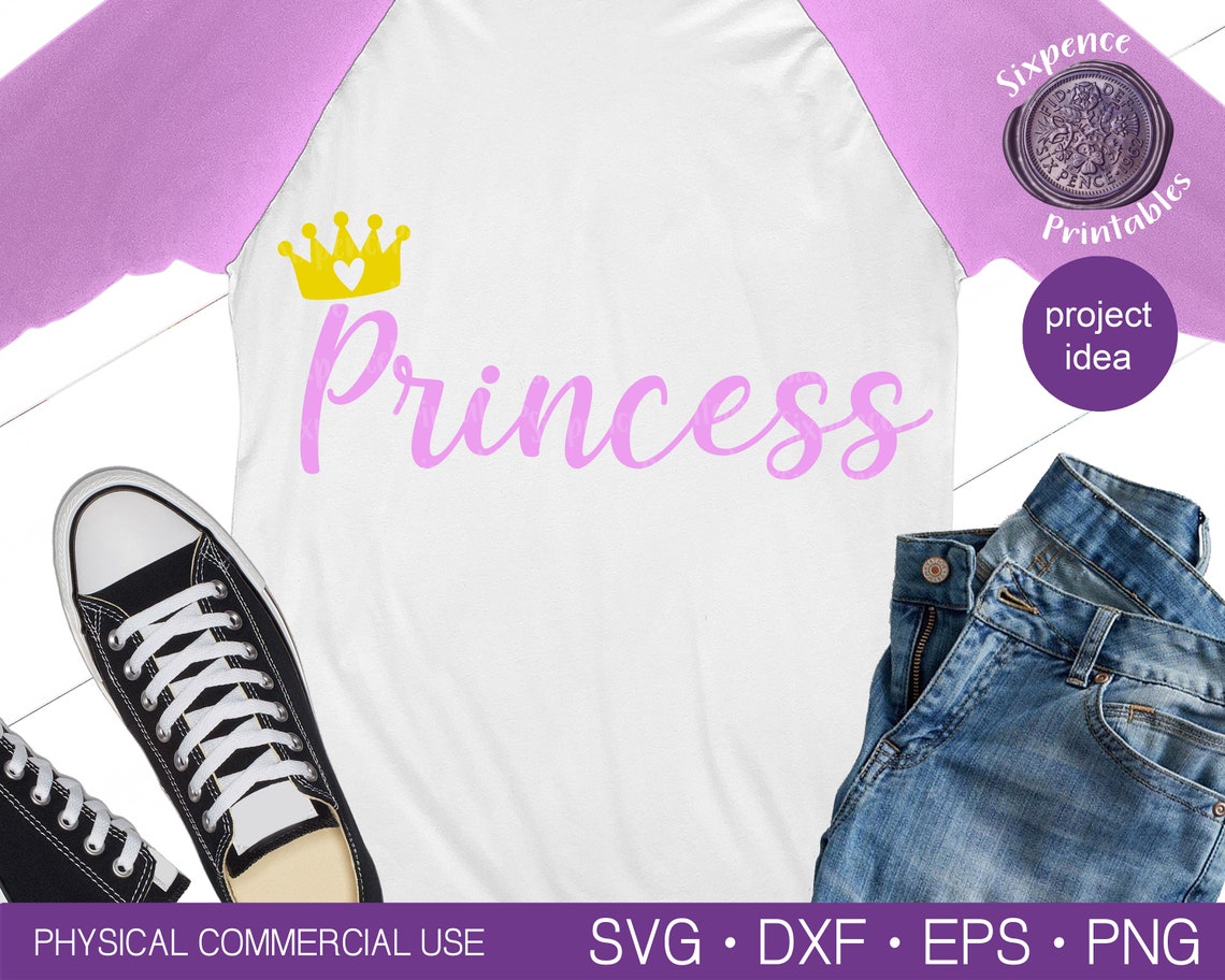PRINCESS SVG Princess CROWN Svg Birthday Svg Crown Clipart | Etsy
