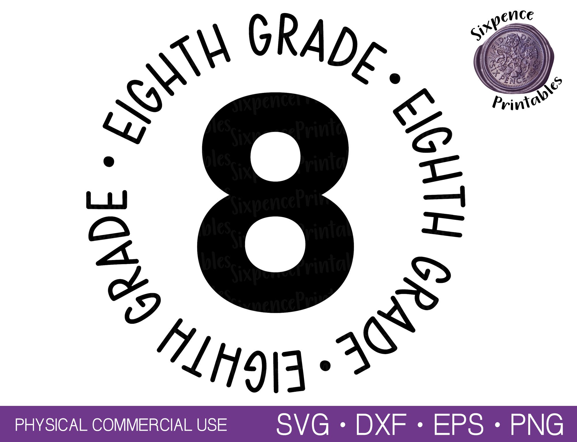 FIRST DAY of SCHOOL Svg 8th Grade Shirt Svg 8th Grade Svg Back - Etsy