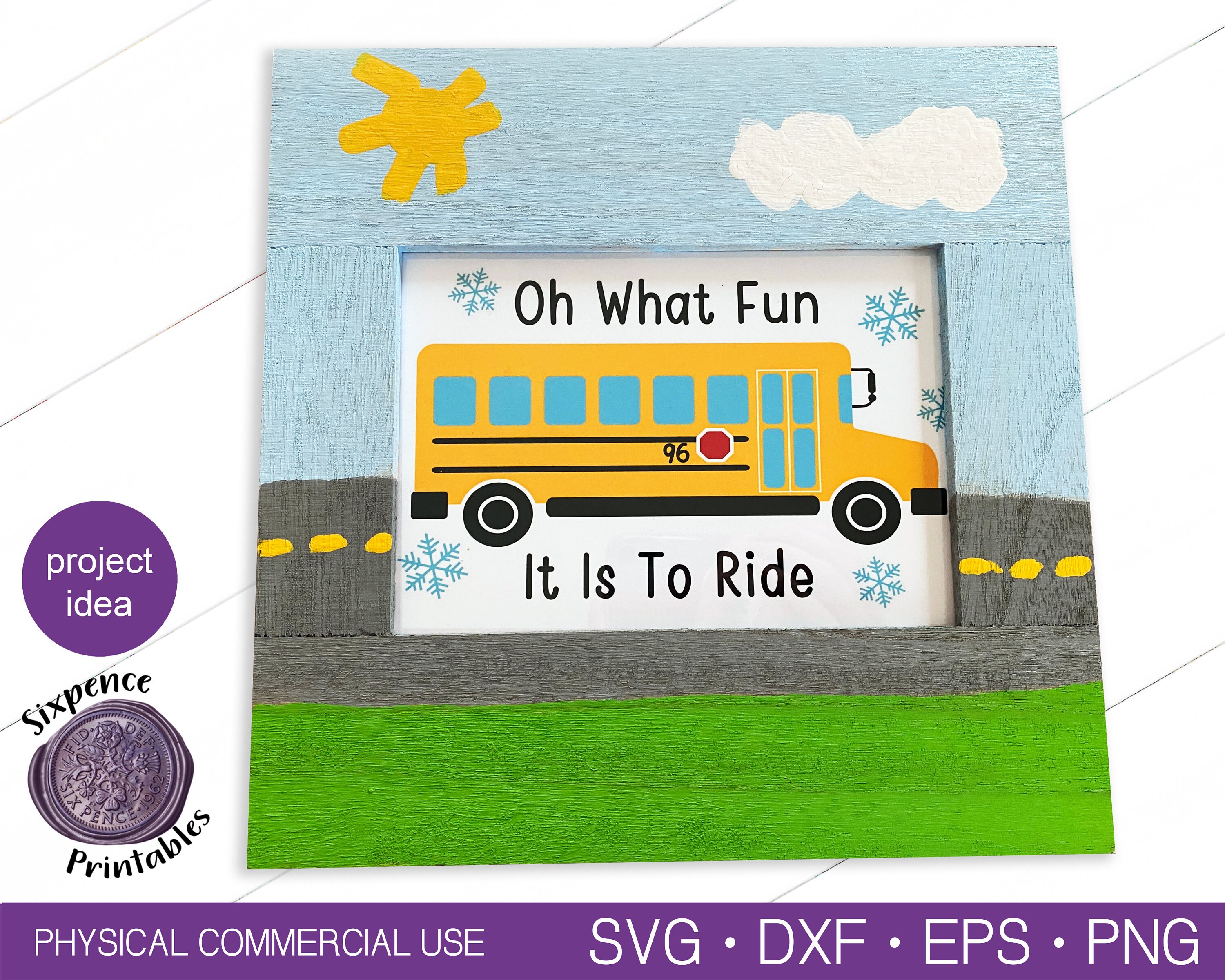 SCHOOL BUS SVG Oh What Fun It is to Ride Svg School Bus - Etsy
