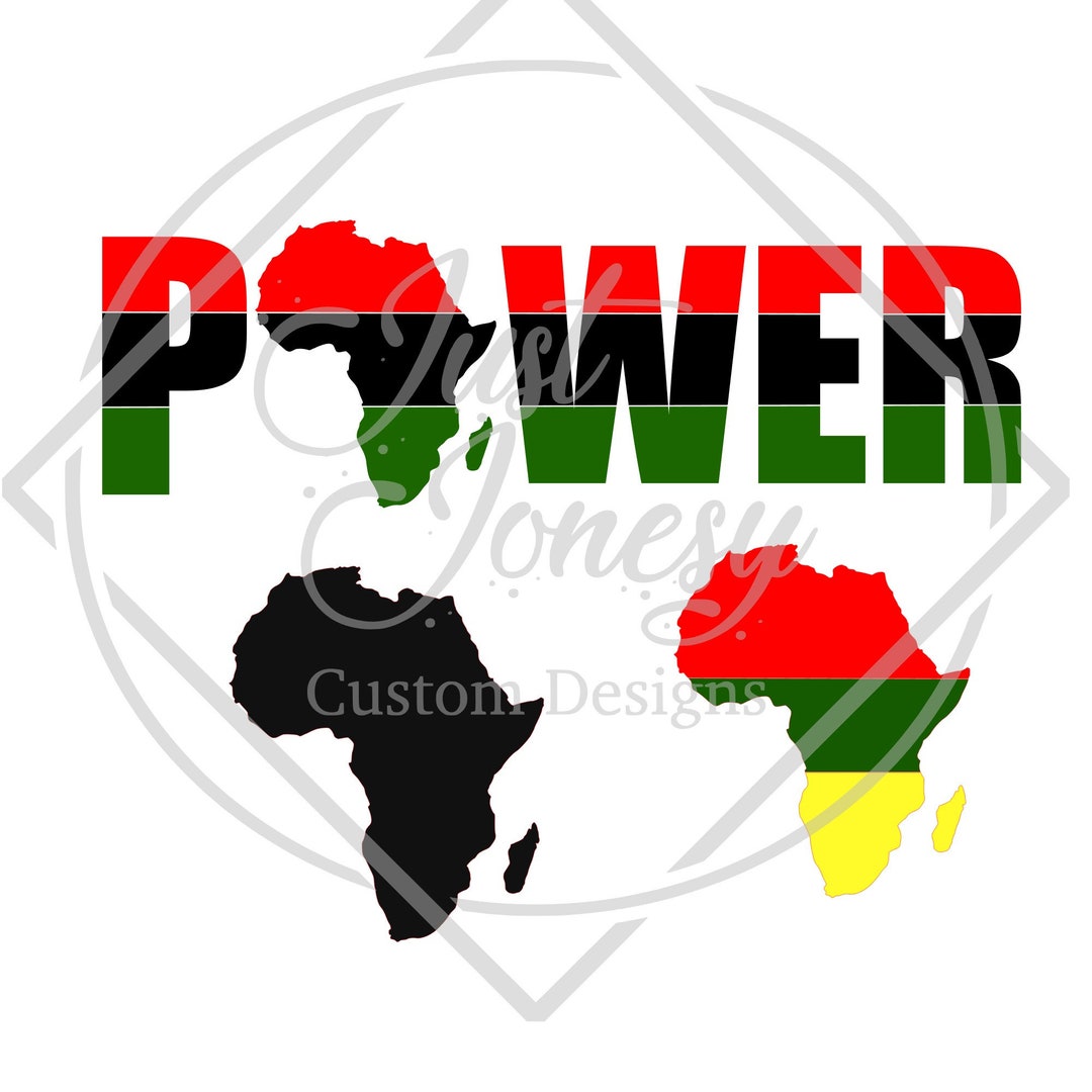 African Power SVG, Black Power SVG, Africa SVG, Black Lives Matter, Blm ...