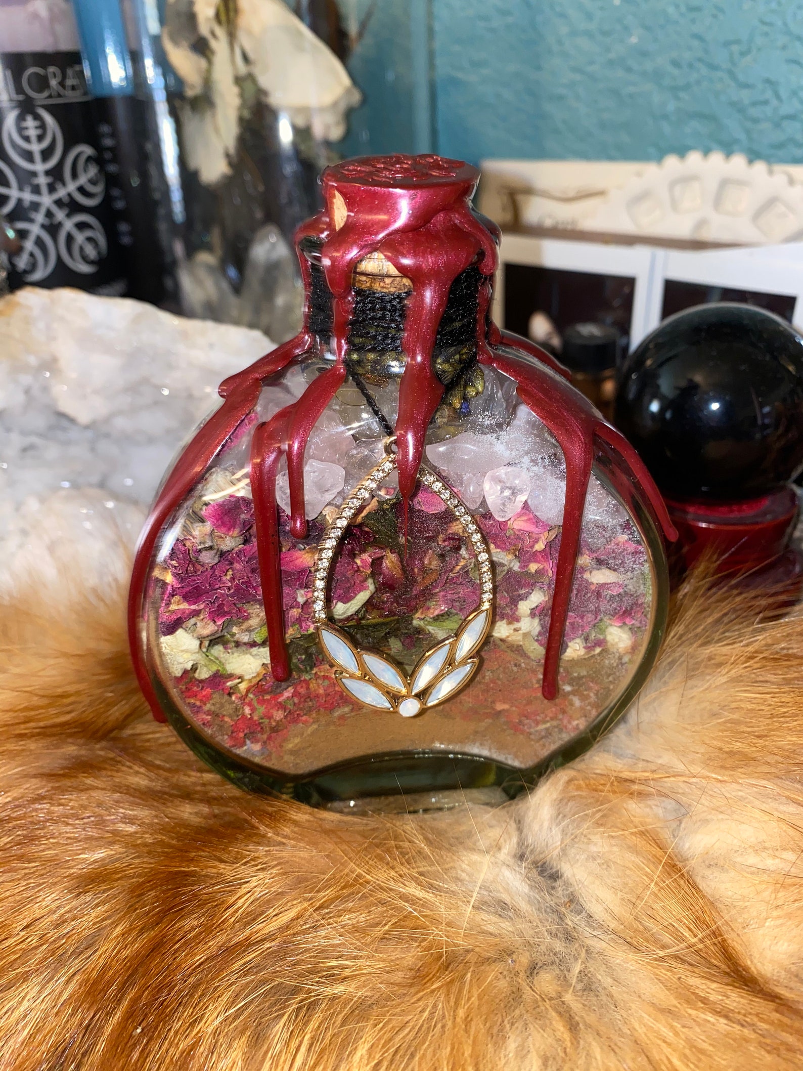 Glamour spell jar / witch jar / witches bottle / witches jar / | Etsy