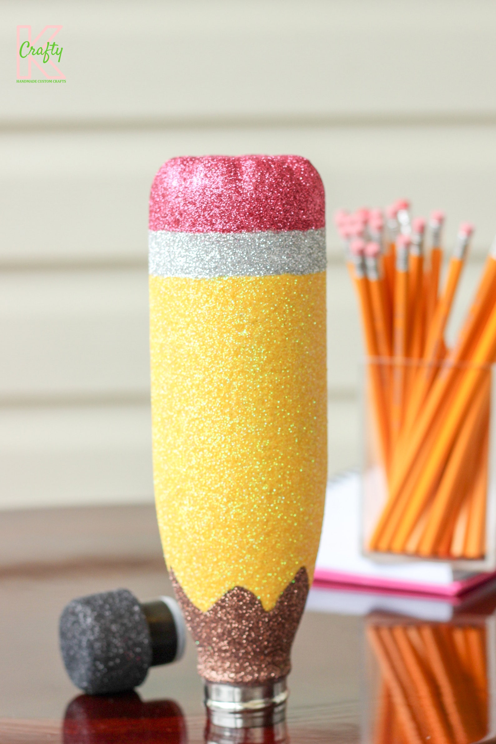 Teacher Pencil Stainless Steel Bottle - Etsy