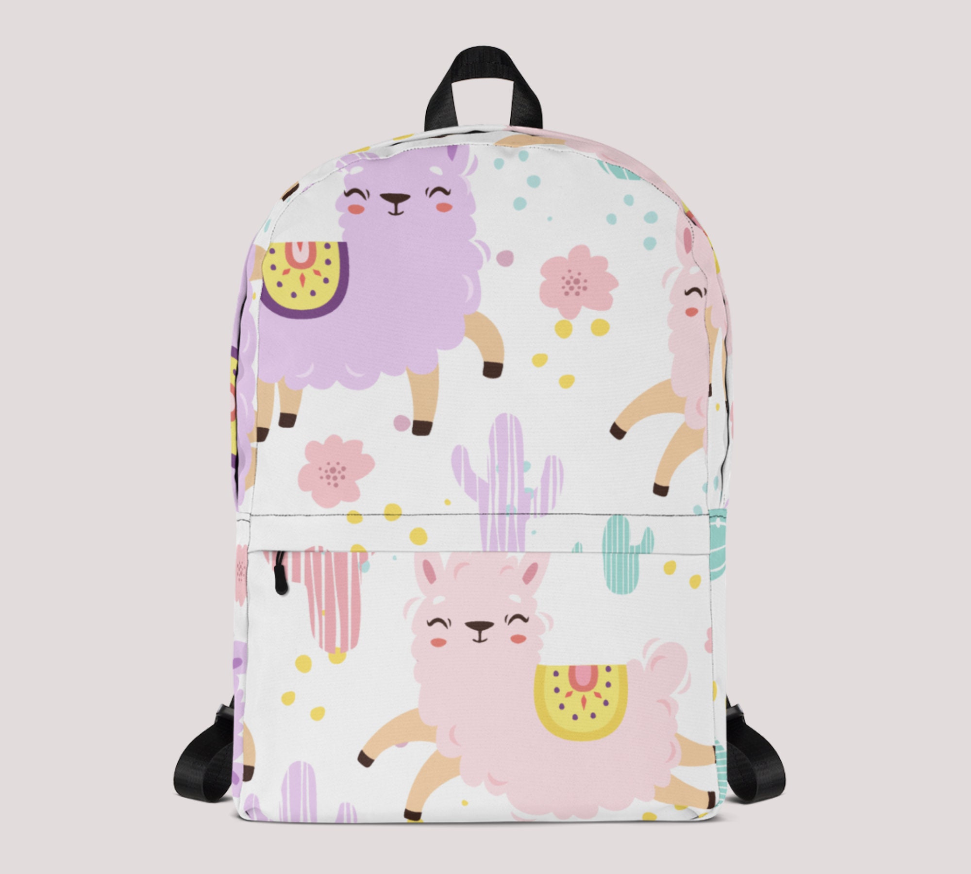 Pink lama backpack Alpaca backpack Lama fanny pack | Etsy