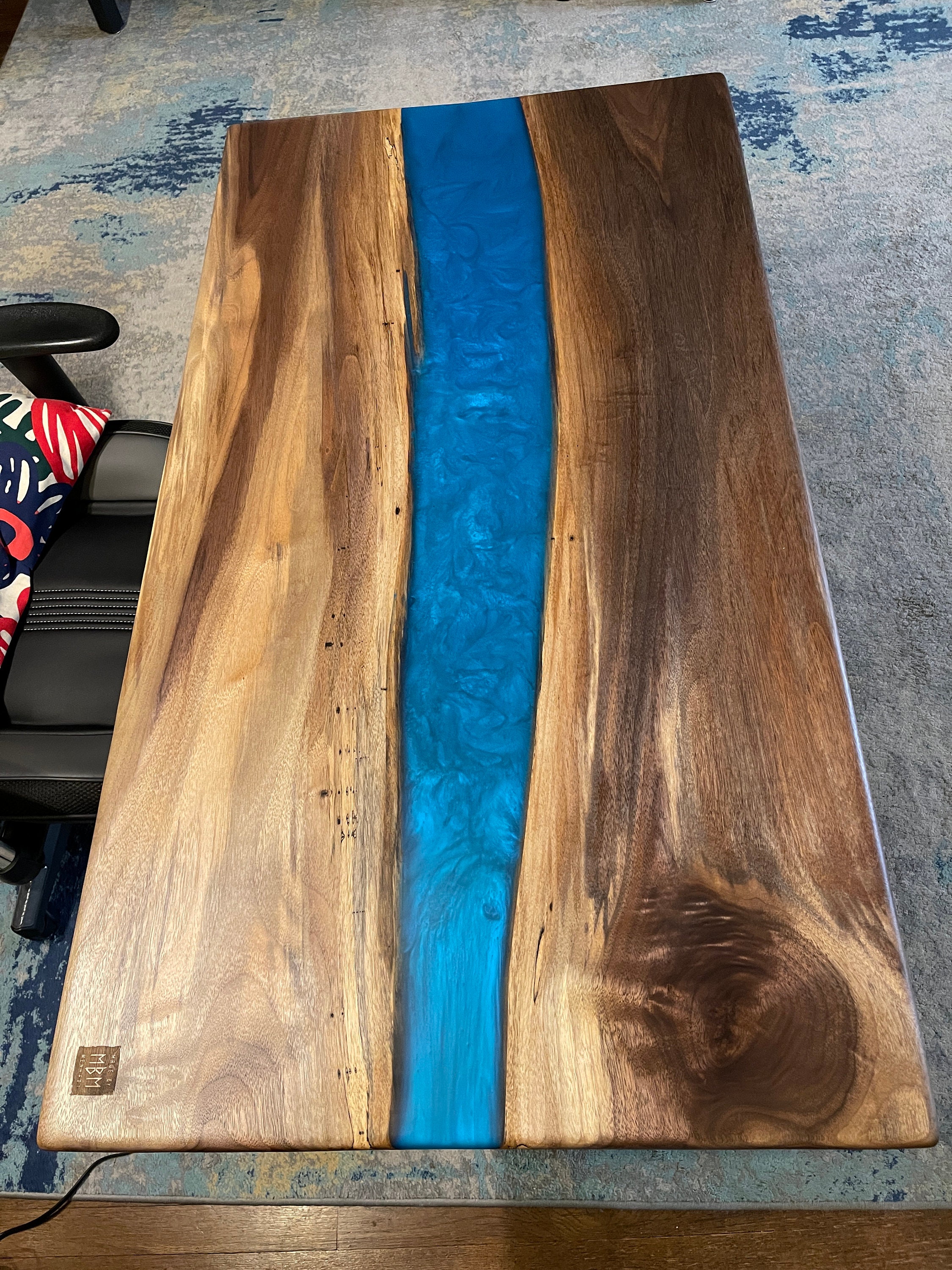 Custom Live Edge Epoxy River Table Live Edge Epoxy River Coffee Table Live Edge Epoxy River
