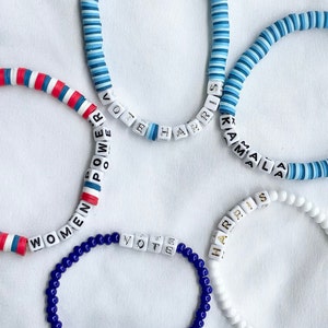 Vote 2024 Bracelet | Customizable Bracelet | Vote Harris Bracelet ...