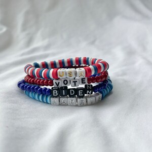 Vote 2024 Bracelet | Customizable Bracelet | Vote Harris Bracelet ...