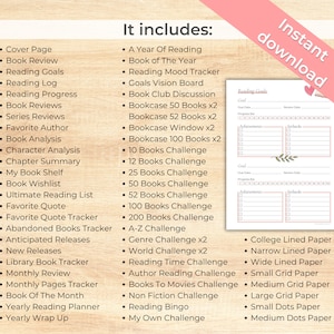 One Note Reading Journal, Onenote Template Reading Planner, Digital ...