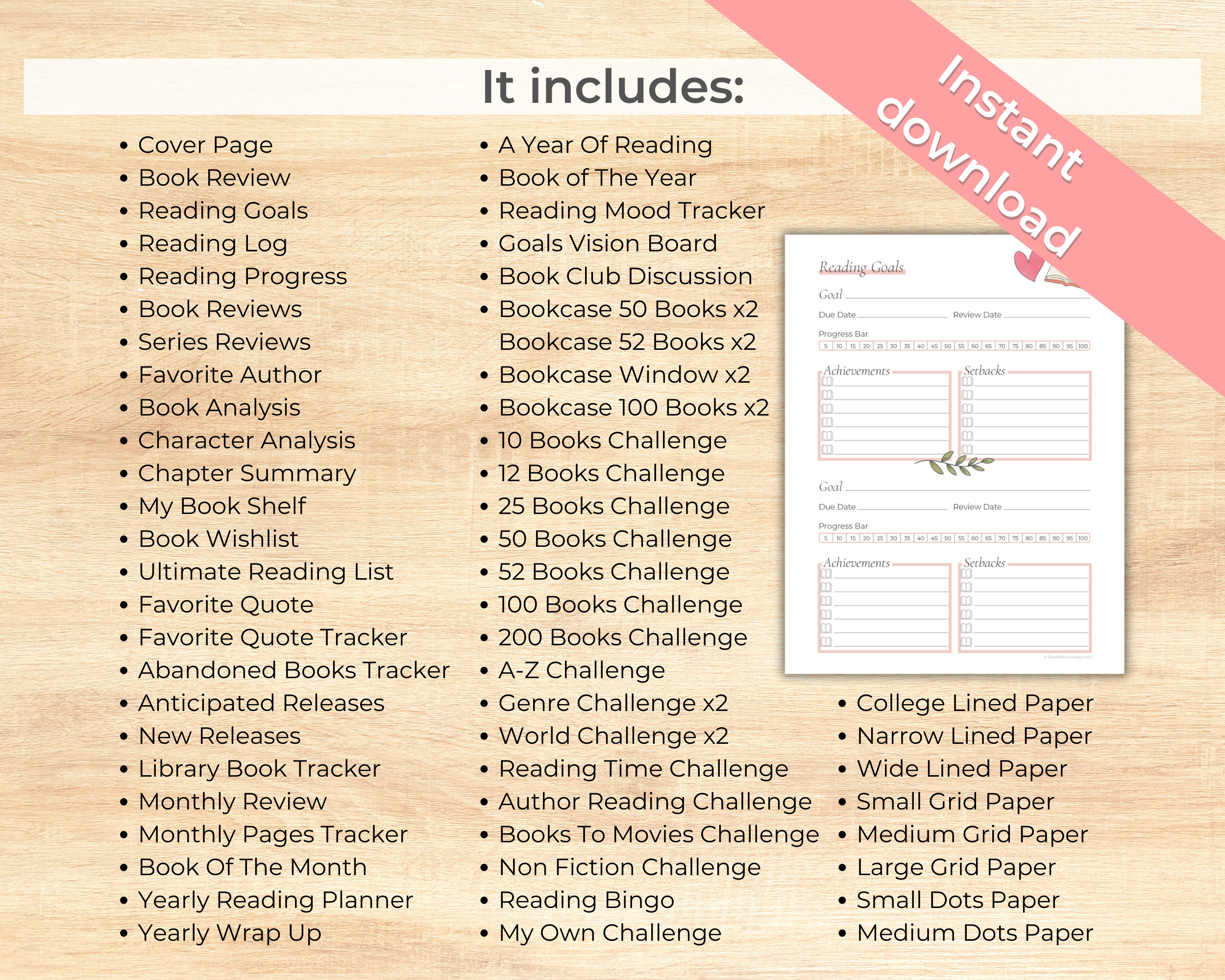 One Note Reading Journal, Onenote Template Reading Planner, Digital ...