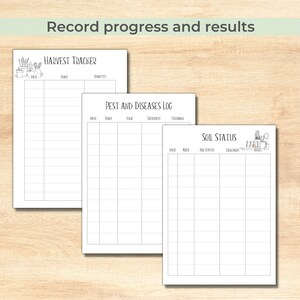 Garden Planner, Garden Journal, Garden Calendar, Garden Printable ...