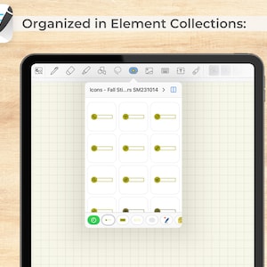 Goodnotes Stickers, Digital Sticker Pack With 1800+ Fall Stickers ...